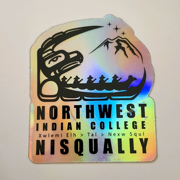 NWIC | Art | Northwest Indian College Nisqually Holographic Sticker ...